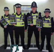 cardboard cutout cops